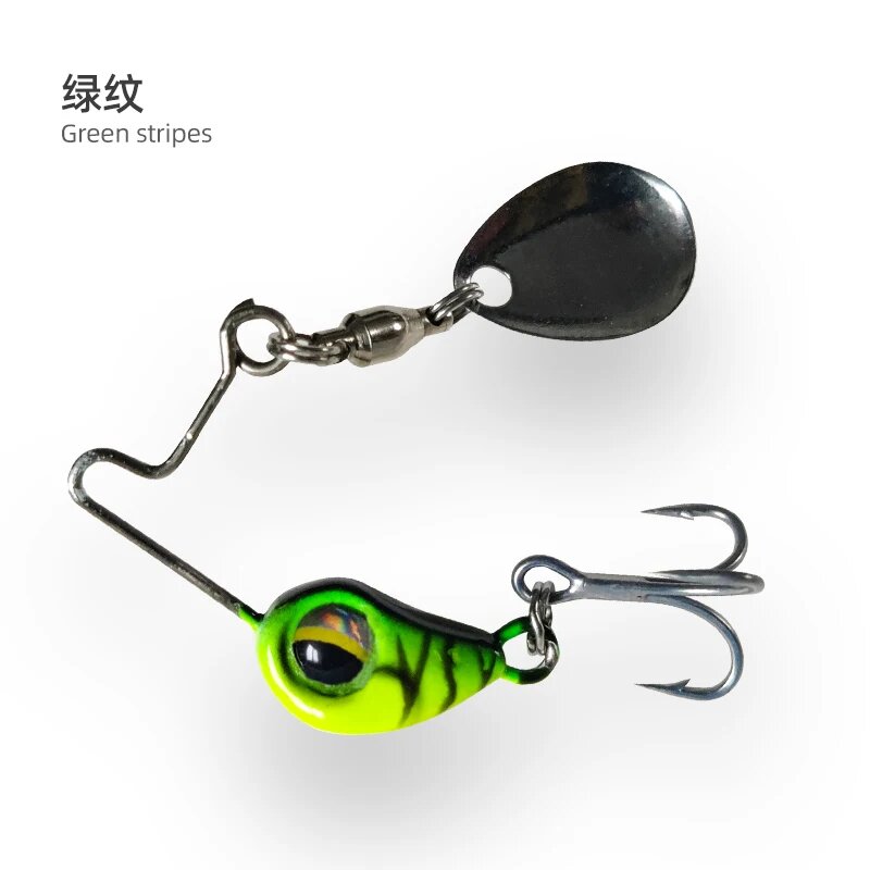 Блесна XIDIAOYU Green stripes, 5g