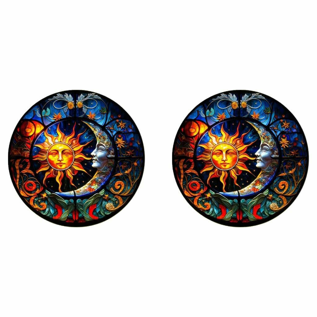 Солнце и Луна Украшение для окон