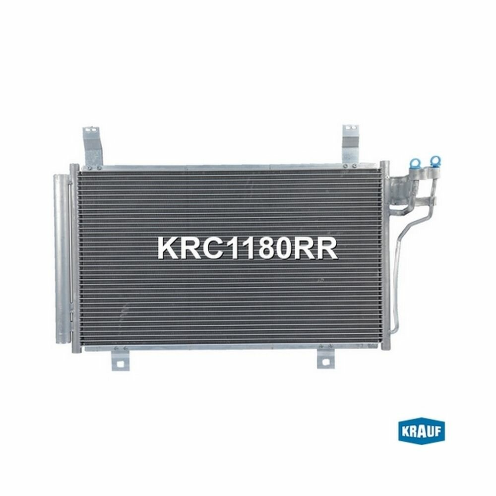 Радиатор кондиционера Krauf KRC1180RR, для Mazda CX-5, алюминий, серый металлик