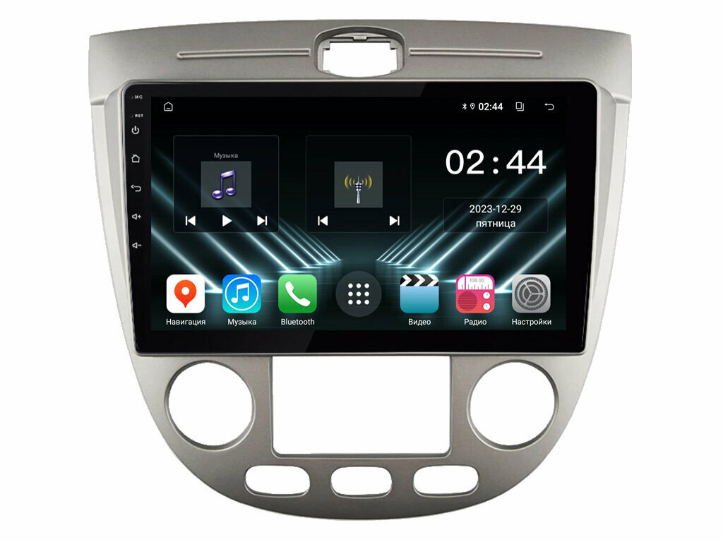 Штатная магнитола Chevrolet Lacetti 2004-2013 UNISОN 09T4 4Gb/64Gb IPS BT Wi-Fi CarPlay (3038-09T4 климат)