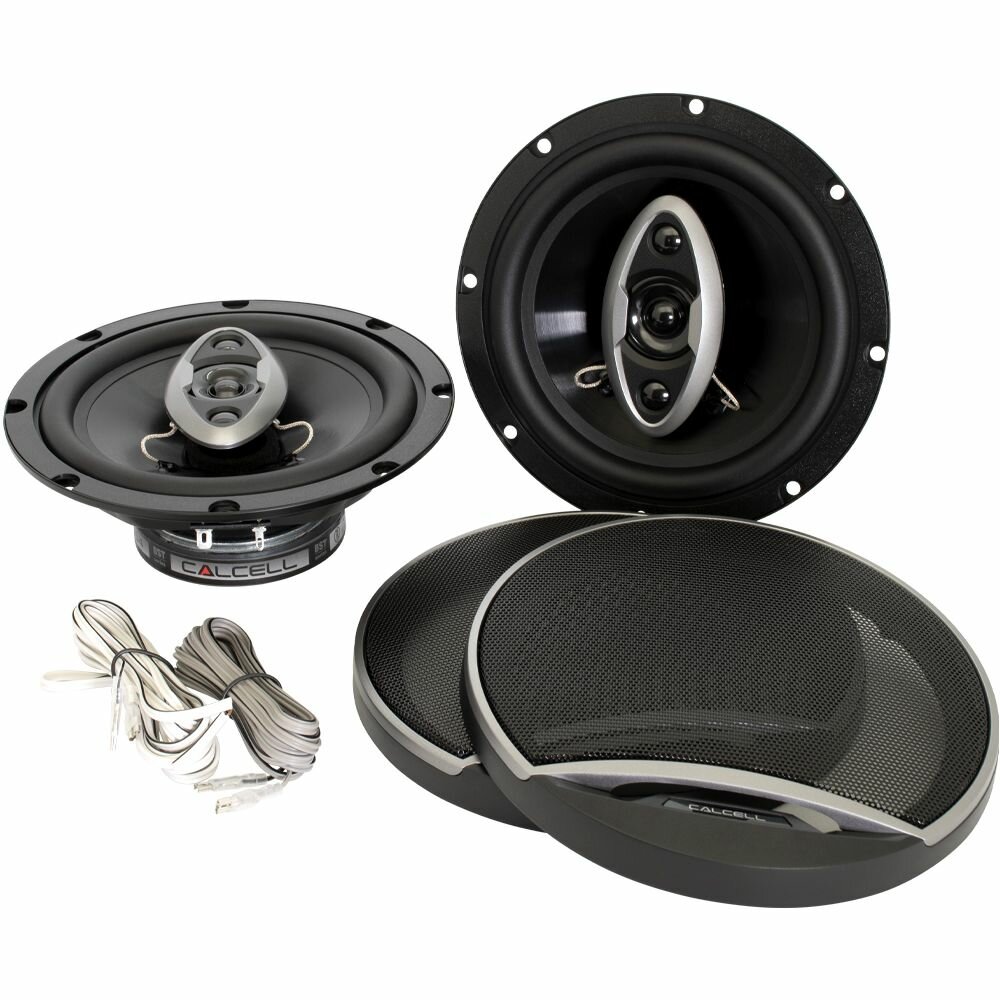 Динамики автомобильные CALCELL CB-654 6.5 дюйма (16,5 см), четырехполосные, комплект - 2шт. (автоколонки)