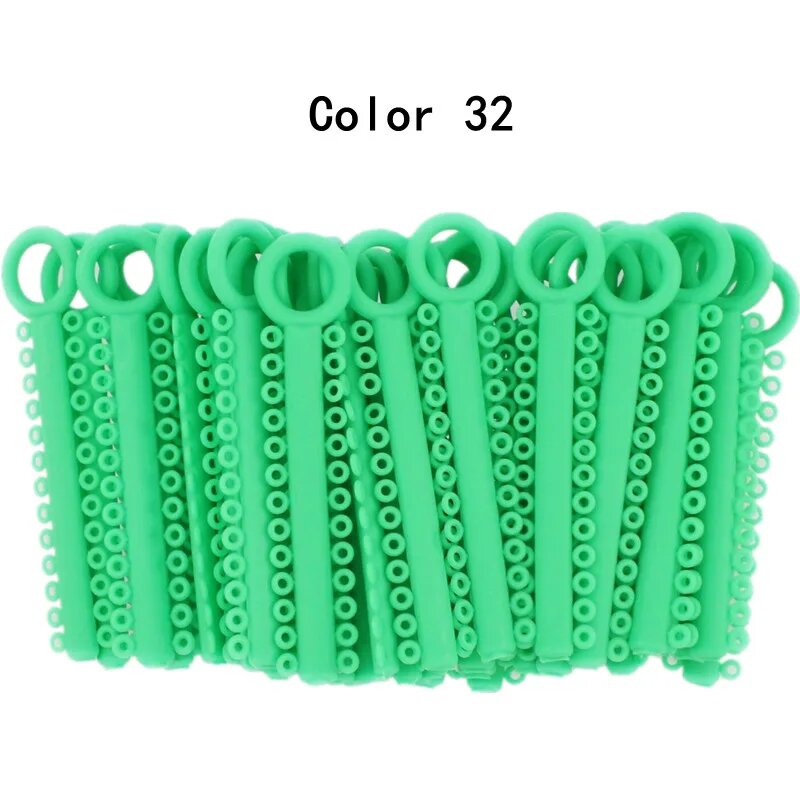 Мусселс Эластичные Лигатуры для Брекетов 520 Штук 32