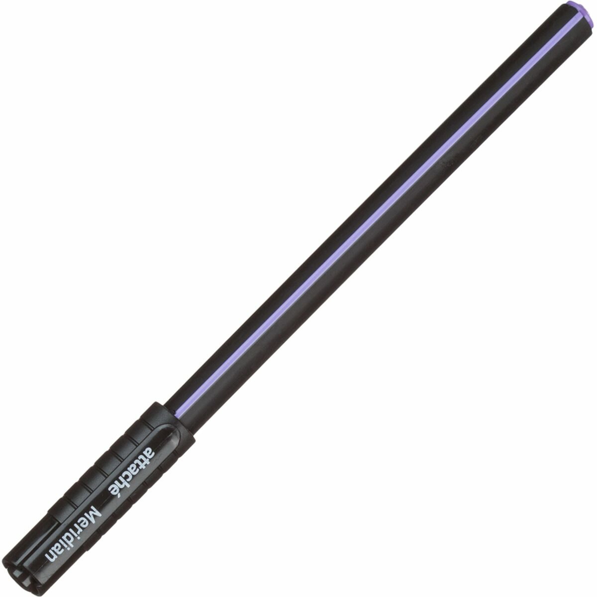 Ручка шариковая Attache Meridian (черно-фиолетовый корпус, 0.35мм, синяя, корпус soft touch) (1197266), 50шт.