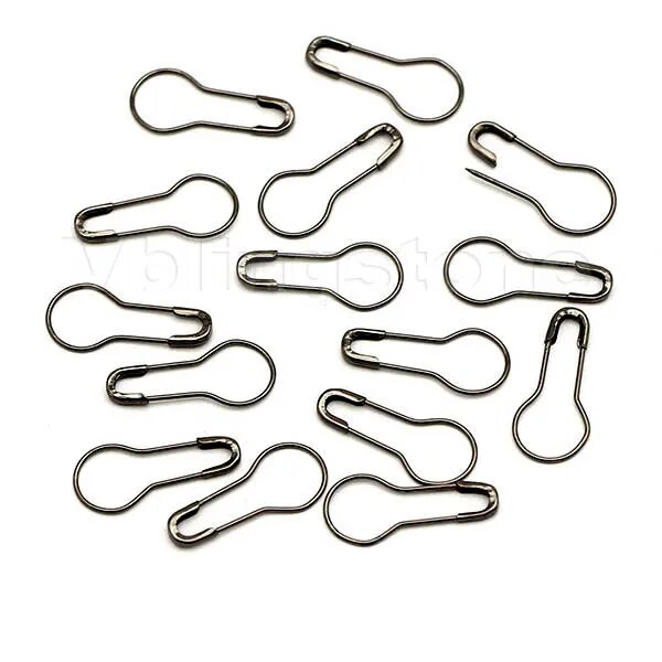 Металлические булавки для вязания 100 шт. Gun Black