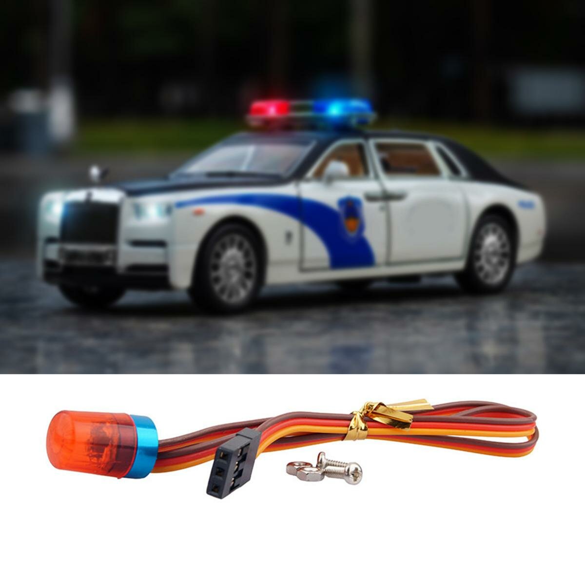 Игрушечная машинка мигает, мигает, вращается, мигает светодиодная игрушечная машинка