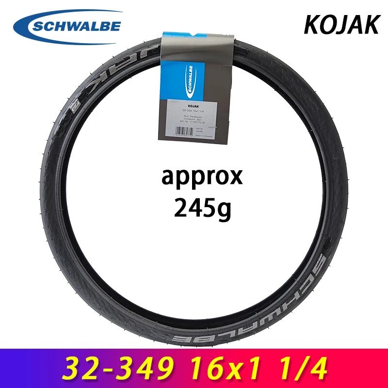 SCHWALBE koкак 16 дюймов 32-349 16x1 1/4 черная Проводная велосипедная шина уровень 4 RaceGuard для Brompton BMX складные велосипедные запчасти