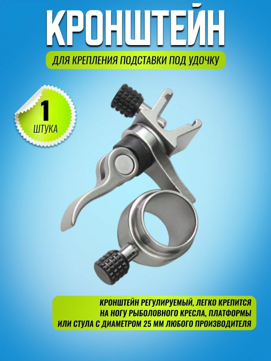 Кронштейн для крепления подставки под удочку