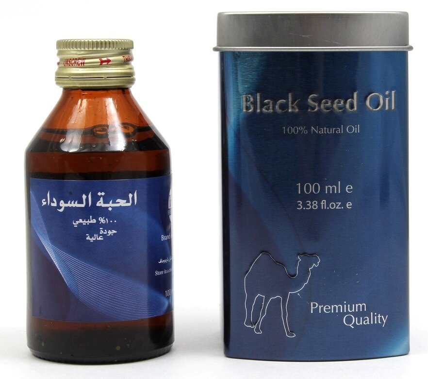 Масло семян черного тмина (Black Seed Oil) Hemani 100 мл.