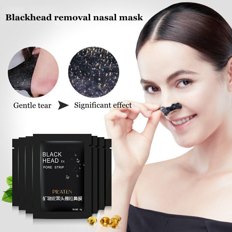 Маска для глубокого очищения от черных точек - 10 шт. для сужения пор и лечения акне