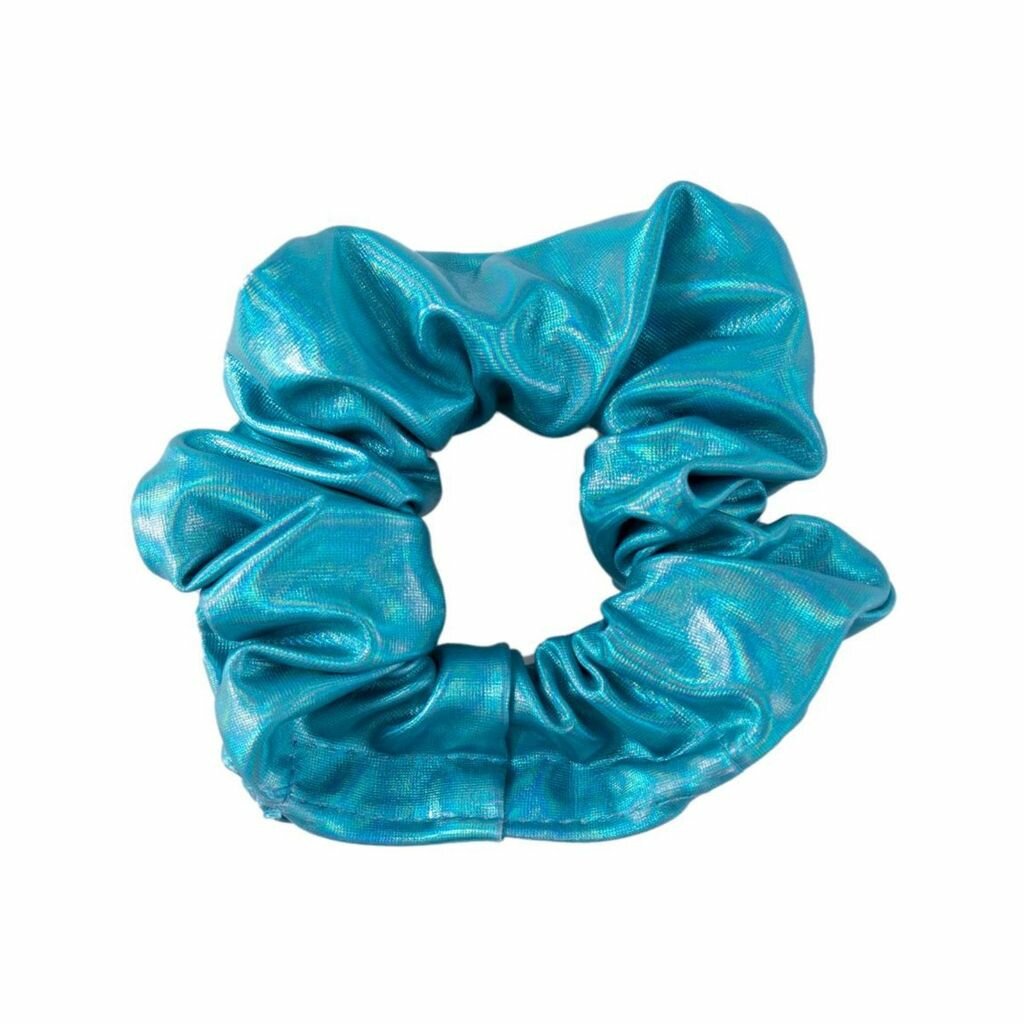 Невидимая резинка для волос на липучке цвет озеро-голубой