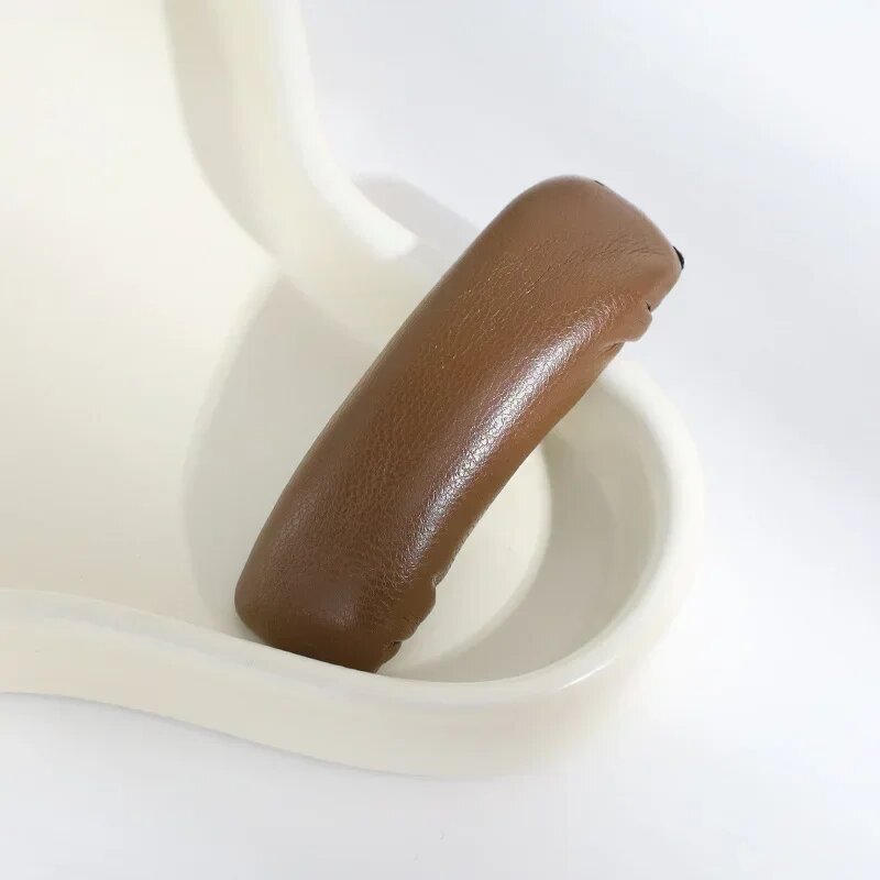 Женские кожаные заколки для волос dark coffee