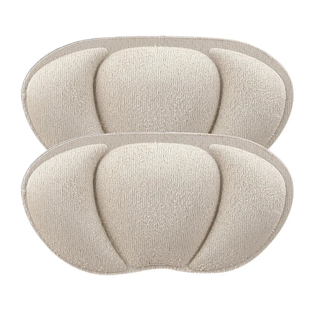 Мягкие накладки на пятку для обуви, нескользящие накладки на пятку среднего Бежевый, Apricot