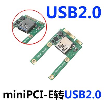 Плата расширения PCI Express PCIe на USB 2,0 для ноутбука