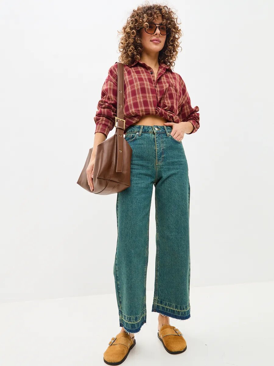 Джинсы клеш 