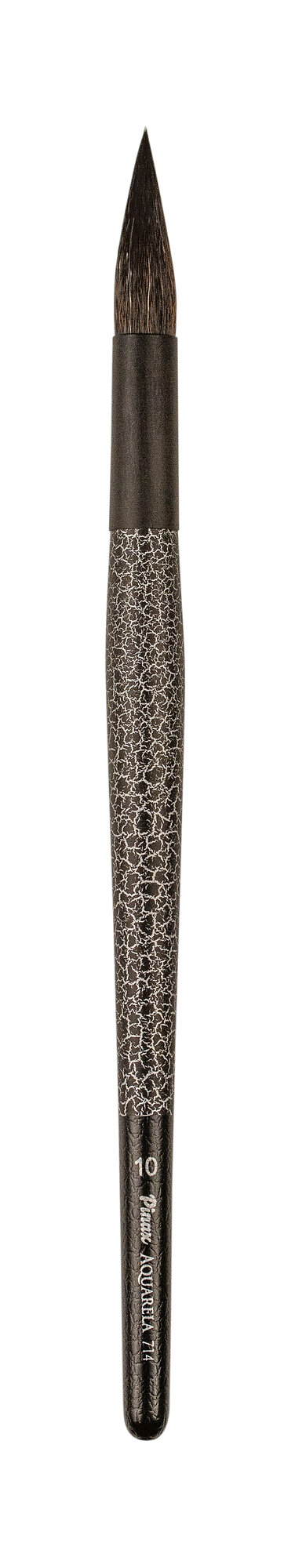 Кисть для акварели и гуаши синтетика Ж1 имитация белки круглая сер. AQUARELA 714 №10 ручка короткая
