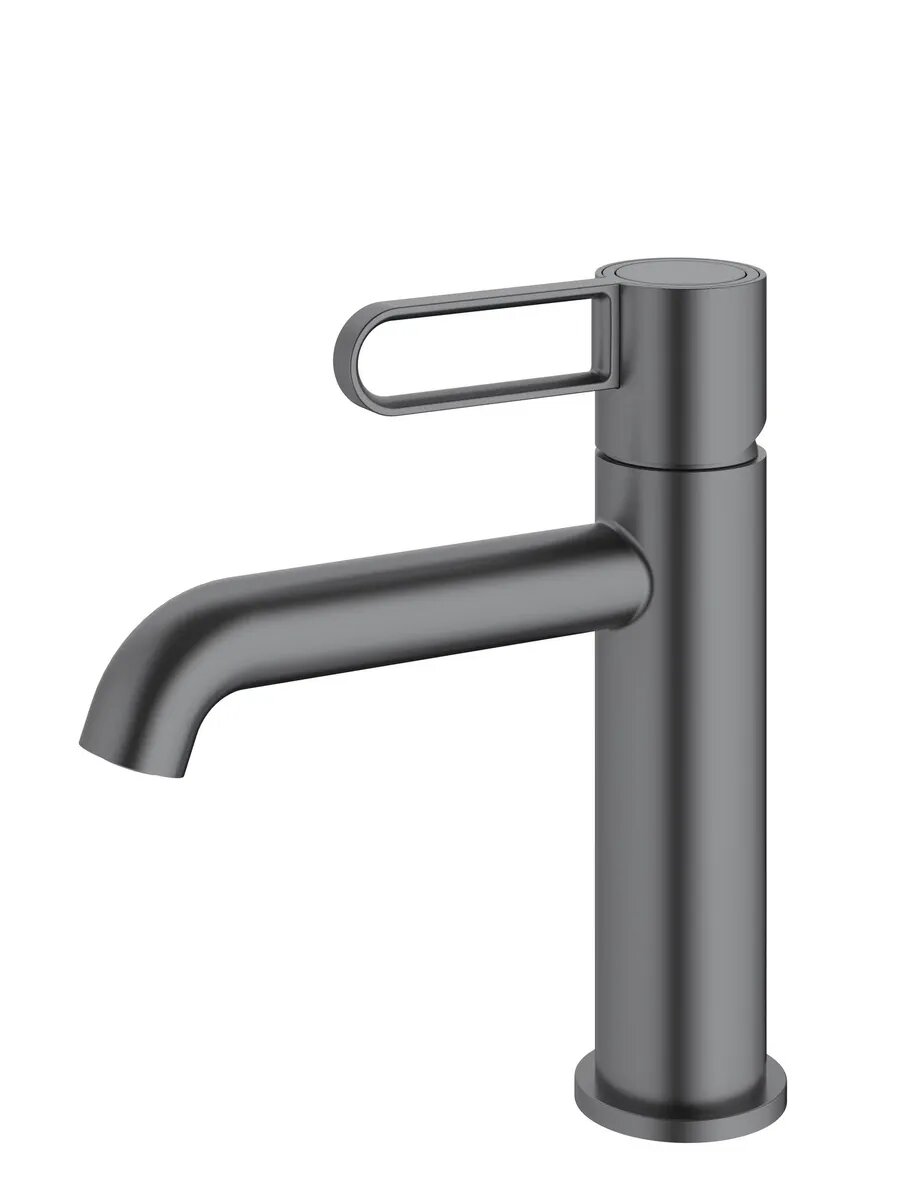 Смеситель Splenka S03.10.09, для раковины, латунь, графитовый