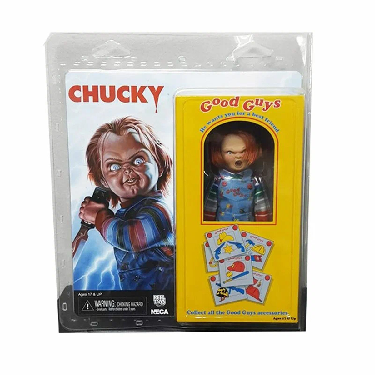 Mezco Toyz Child's Play Good Guy Chucky /Модель подвижной куклы из фильма ужасов，Чаки