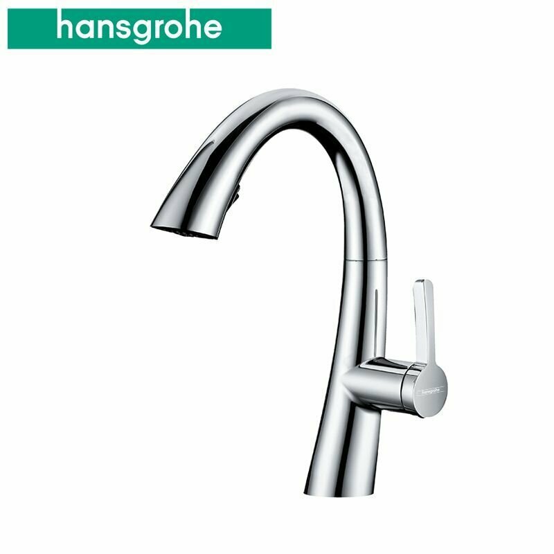 Hansgrohe выдвижные смесители, кухонные смесители для горячей и холодной воды