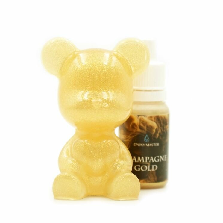 Пигментированный краситель Epoxy Master "Champagne Gold", для эпоксидной смолы, 10 мл