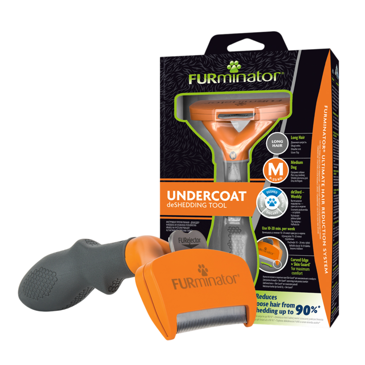 FURminator UnderCoat M для средних пород собак c длинной шерстью, 1 шт