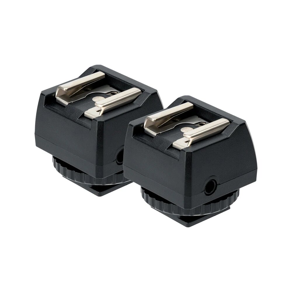 JJC Адаптер горячего башмака с разъемами 3,5 мм и ПК 2PC