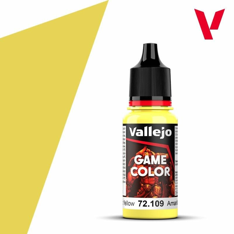 Краска серии "Game Color" Toxic Yellow Vallejo