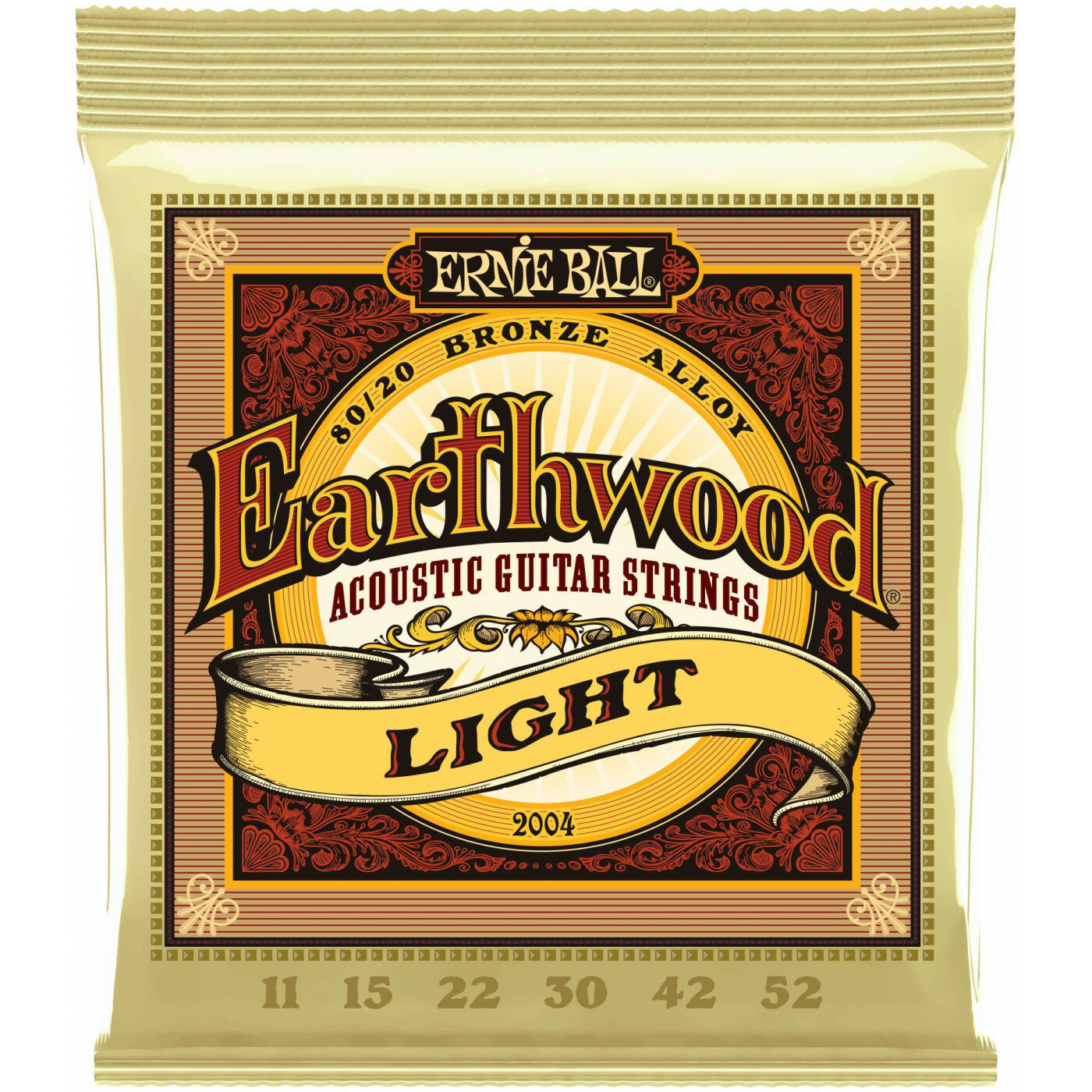 Струны для акустической гитары Ernie Ball 11-52 2004