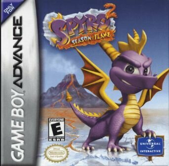 Игровой картридж Spyro 2 - Season Of Flame (Спайро 2 - Сезон Пламени) GBA, рус. версия (Platinum) (64M)