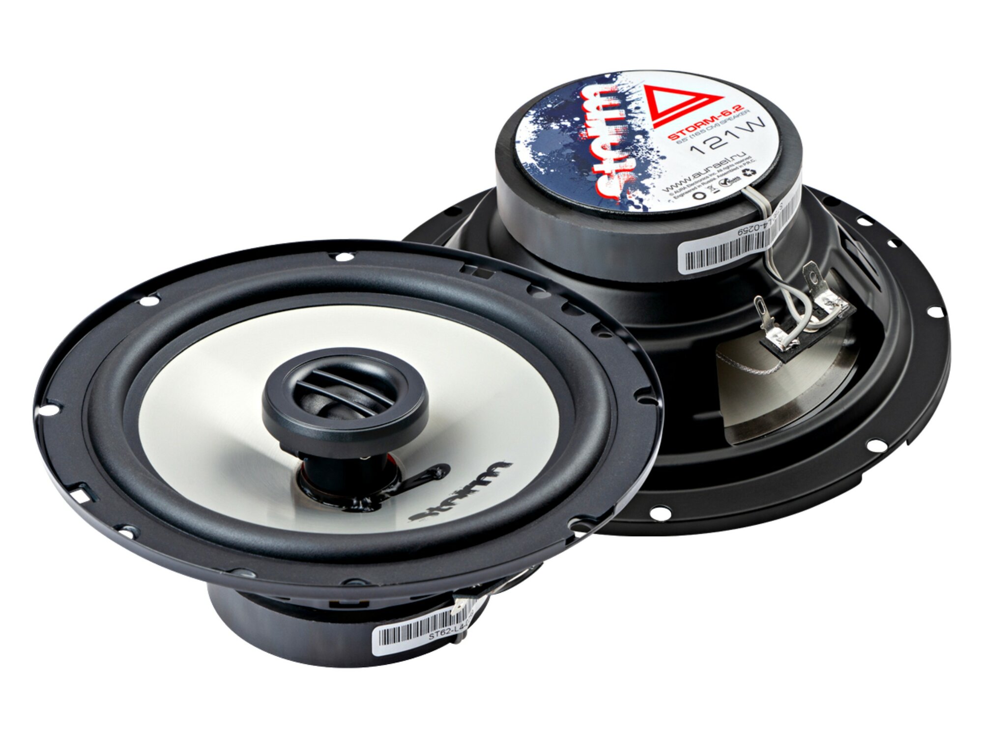 Автомобильная акустика AURA STORM-6.2, 2-х полосная коаксиальная