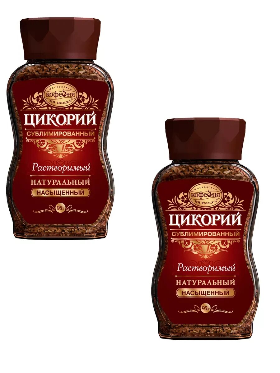 Цикорий Московская Кофейня на Паяхъ "Насыщенный" сублимированный, 95 г, 2 шт