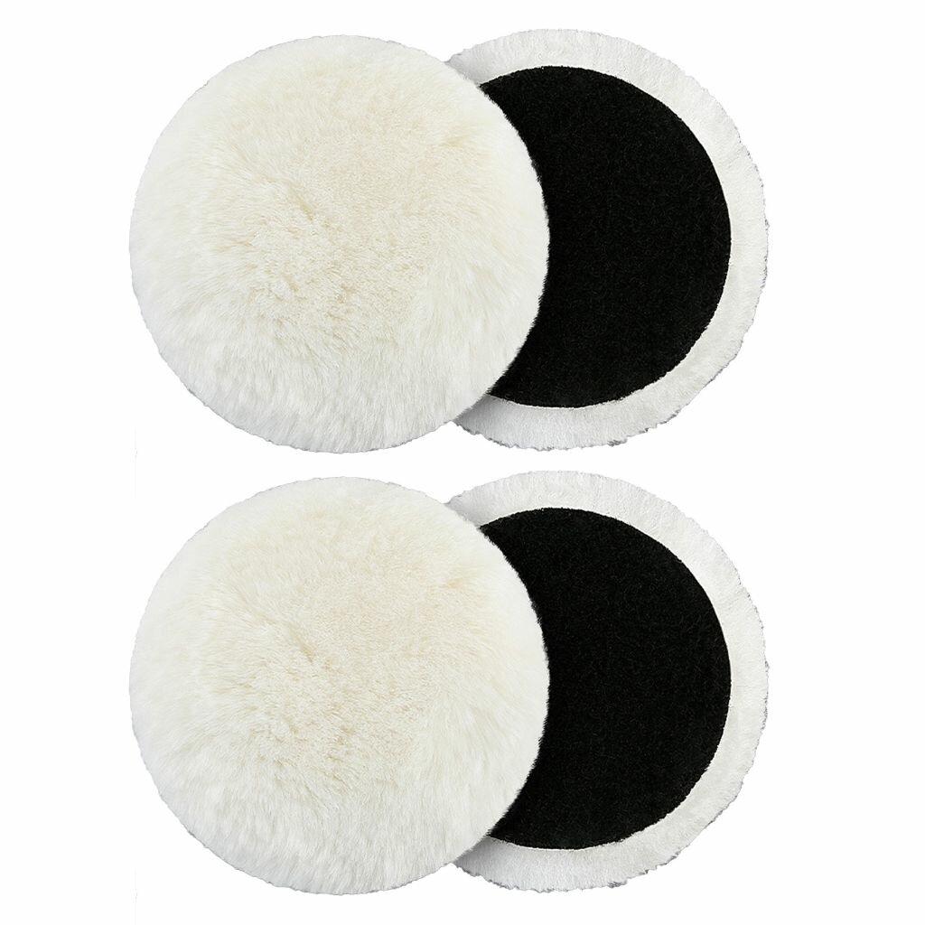 4 шт. Шерстяные полировальные круги 125 мм