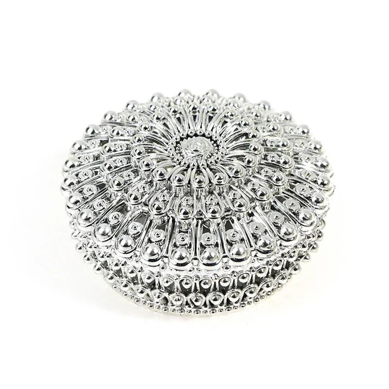 Золотая пластиковая коробочка для подарков YOWEI серебристый