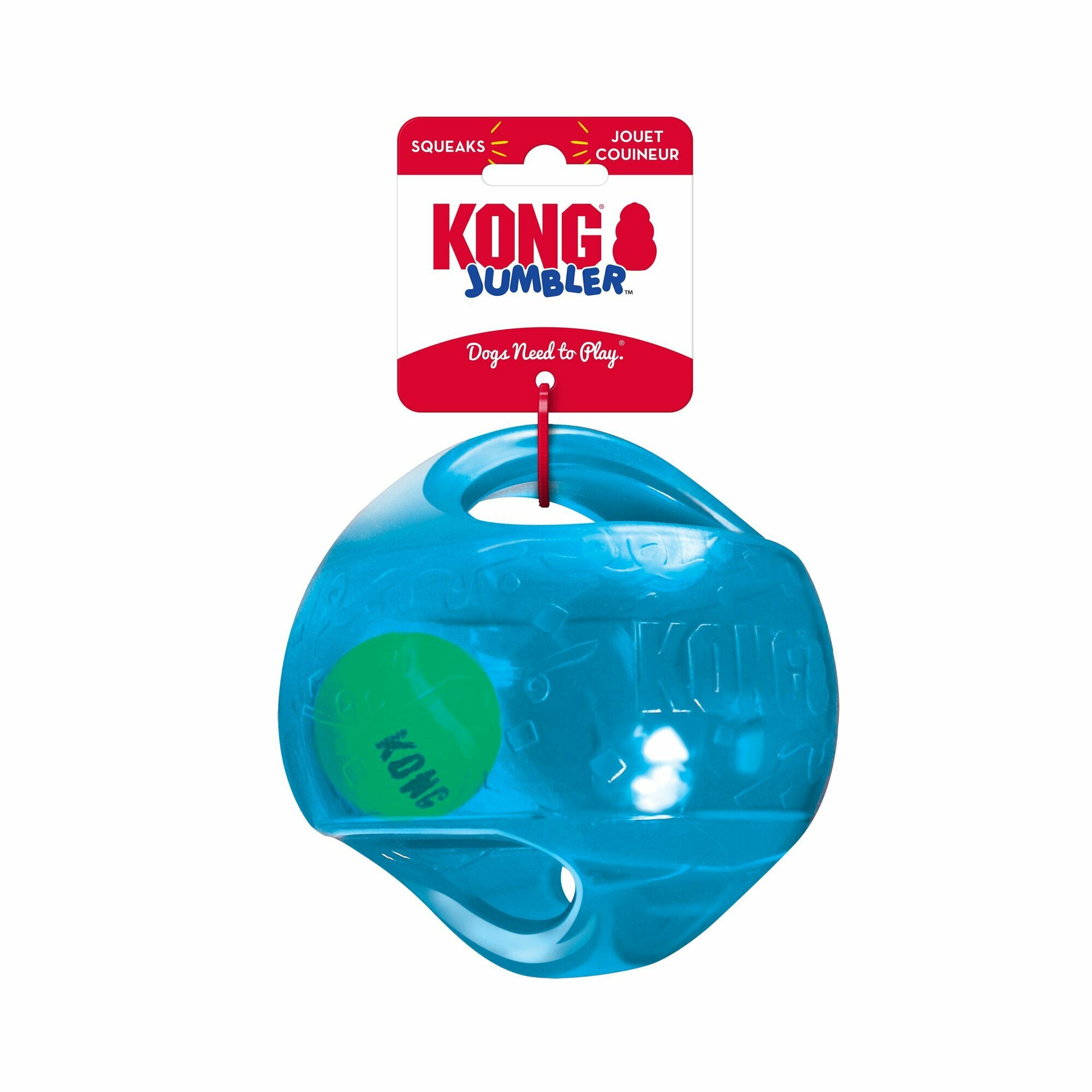 Kong Jumbler Джумблер мячик, игрушка для собак крупных пород, 18 см
