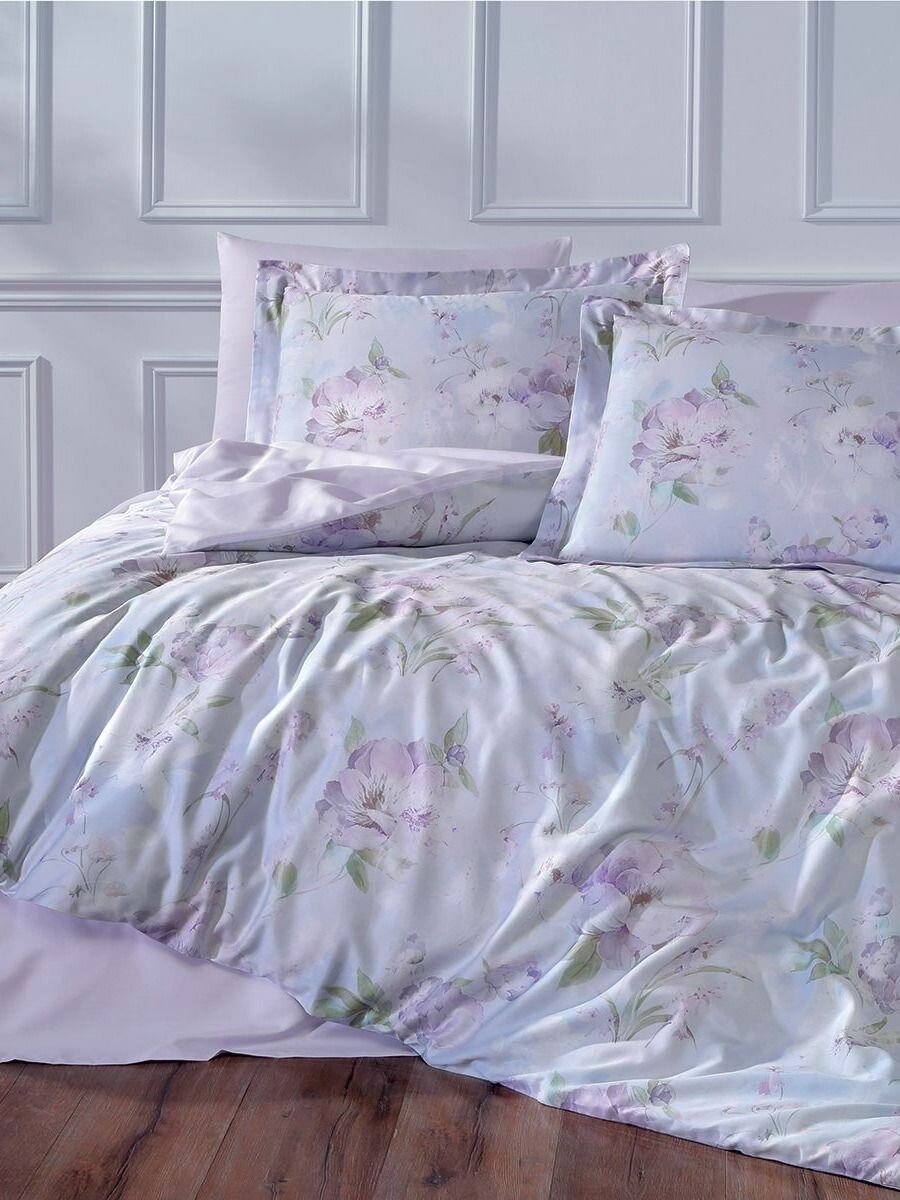 Постельное белье Tivolyo Home DREAM GARDEN сатин люкс евро