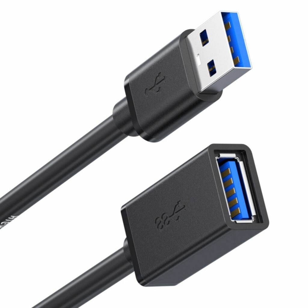 (1 статья) usb3.0 удлинительный кабель мужской на женский прямой-1м