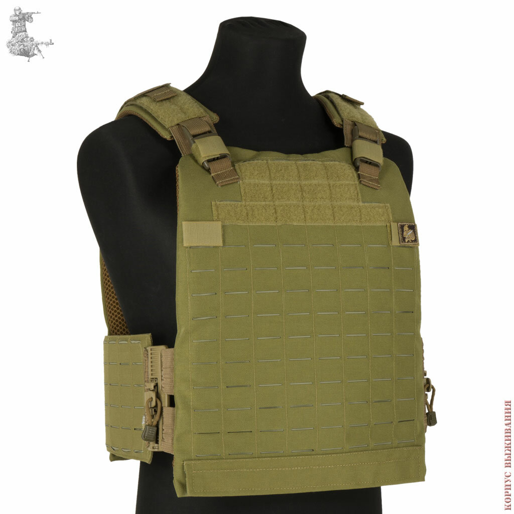 Панель бронежилета Передняя THORAX ROC LT (Черный)