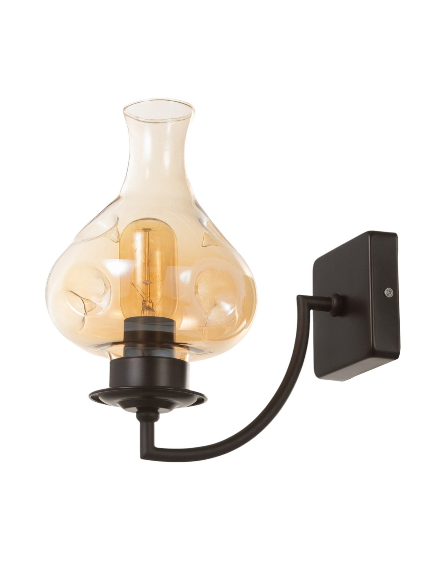 Бра "Ирина" 1х40Вт Е27 черный 26х15х28см