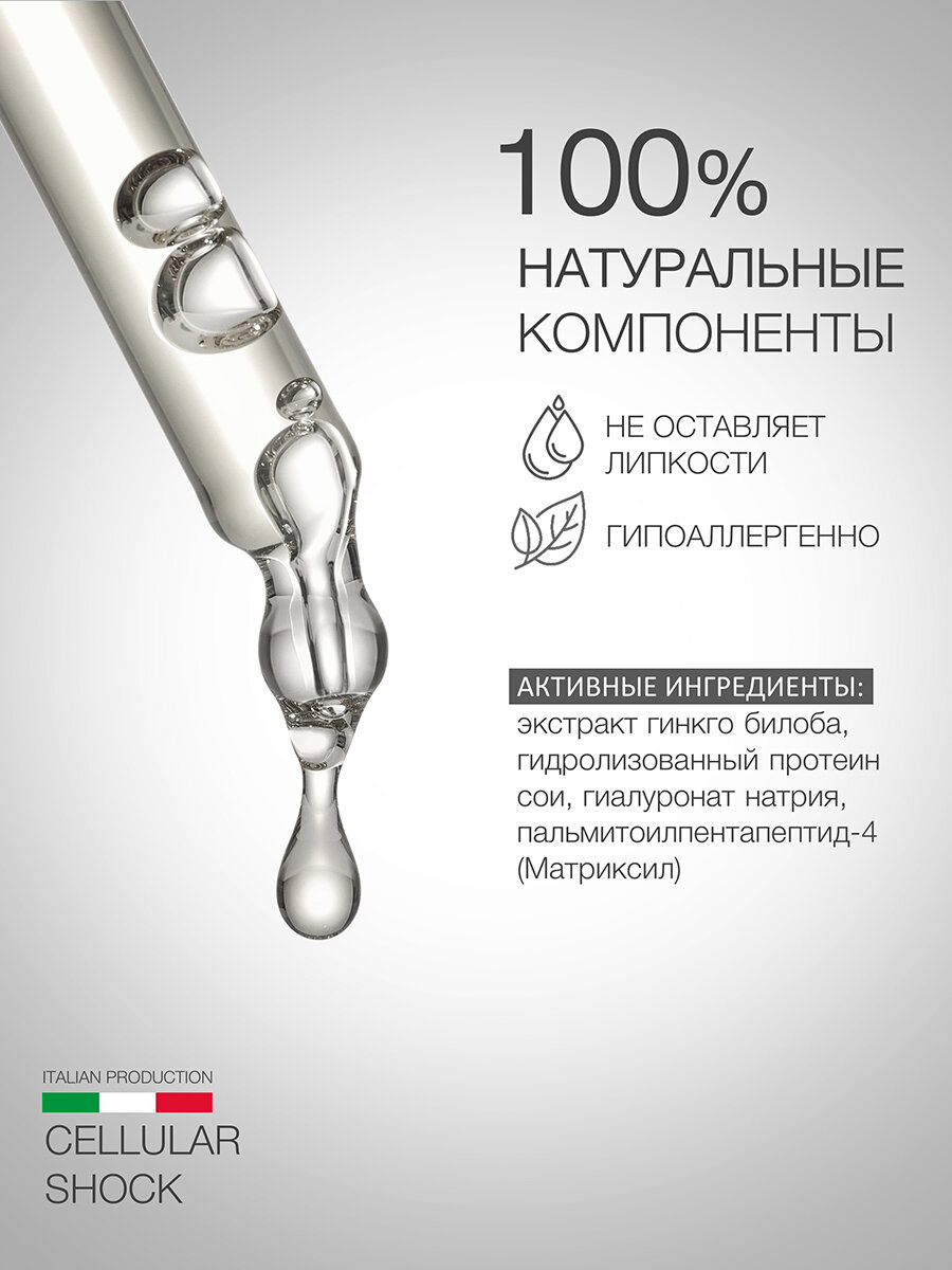 Сыворотка для лица "Premium cellular shock", ELDAN Cosmetics, для увядающей кожи любого типа, 30 мл, Италия