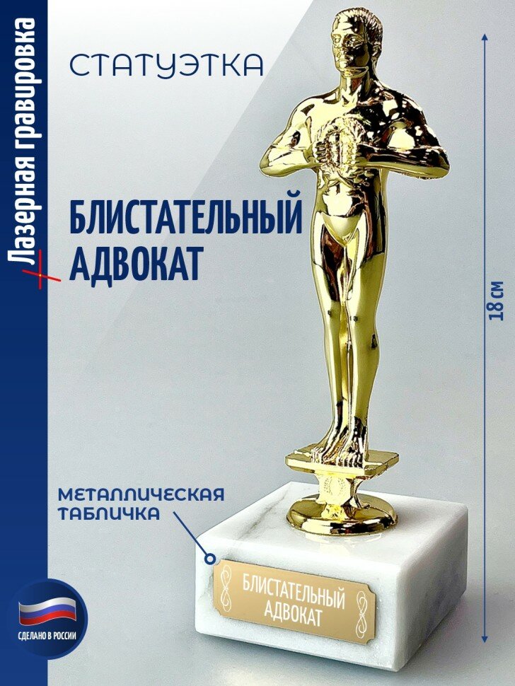 Награда "Блистательный адвокат" (18 см)