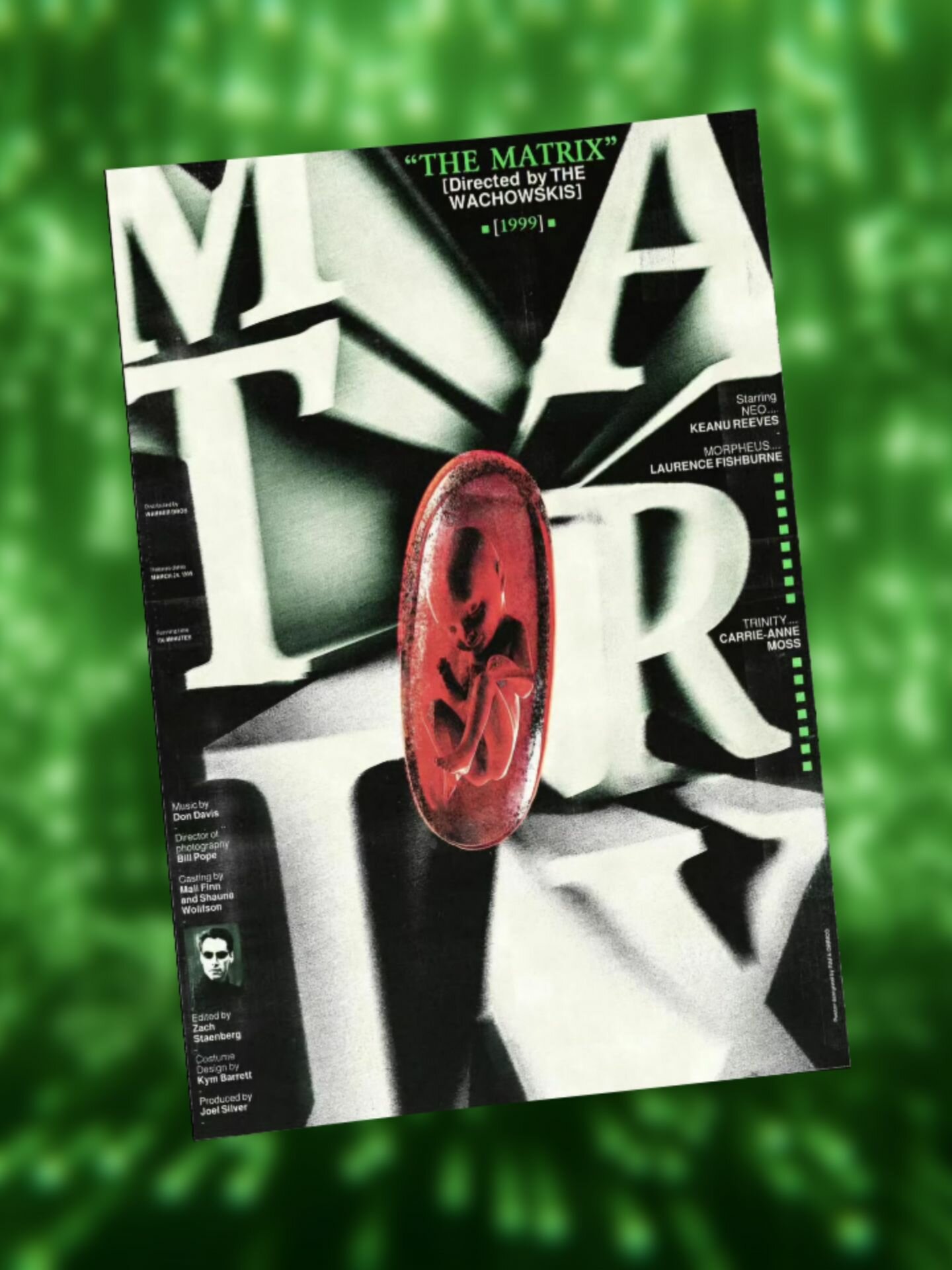 Постер pinterest "Матрица", 29.7х42см, А3, глянцевый