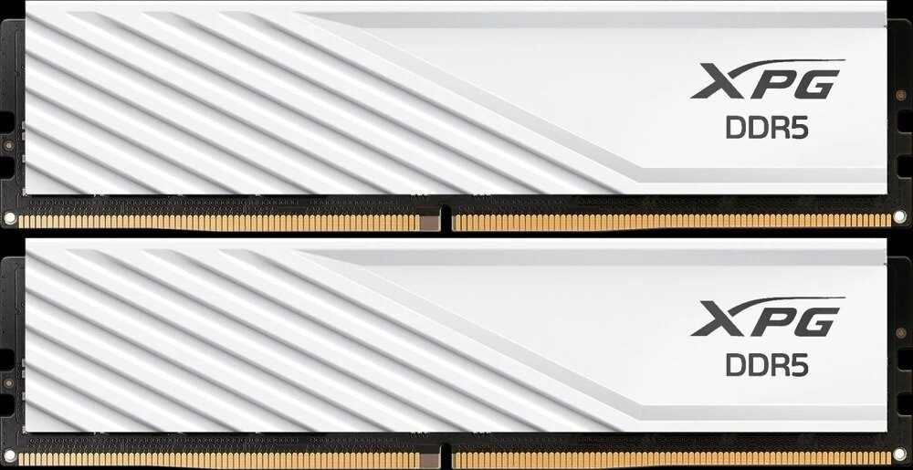 Оперативная память XPG Lancer Blade, DDR5, 32GB (2x16GB), 6000MHz, CL34, DIMM, с радиаторами, белый