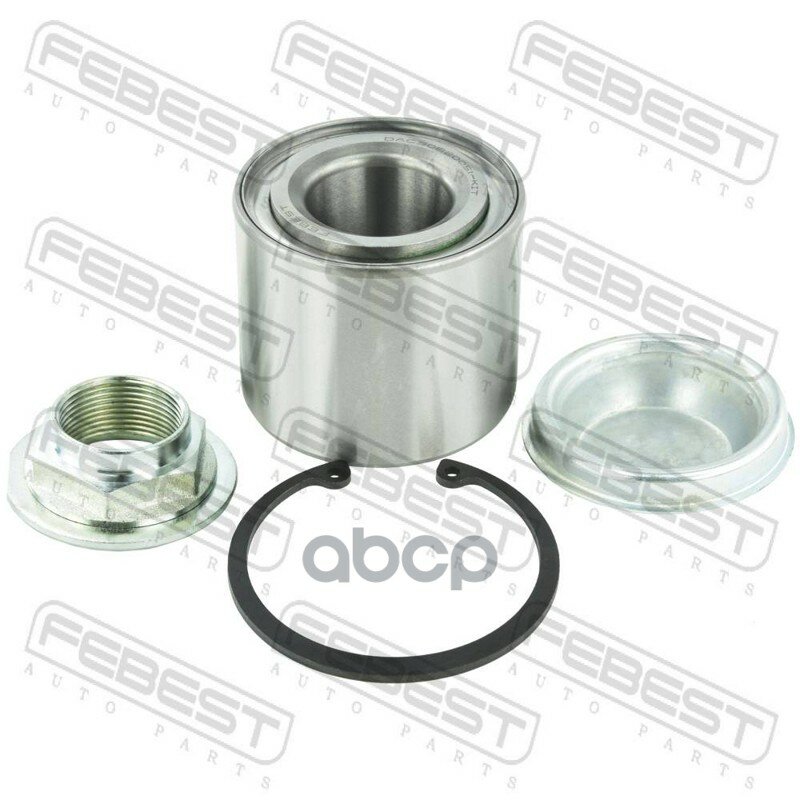 Подшипник ступичный задний ремкомплект 30x62x51 Febest арт. DAC30620051KIT