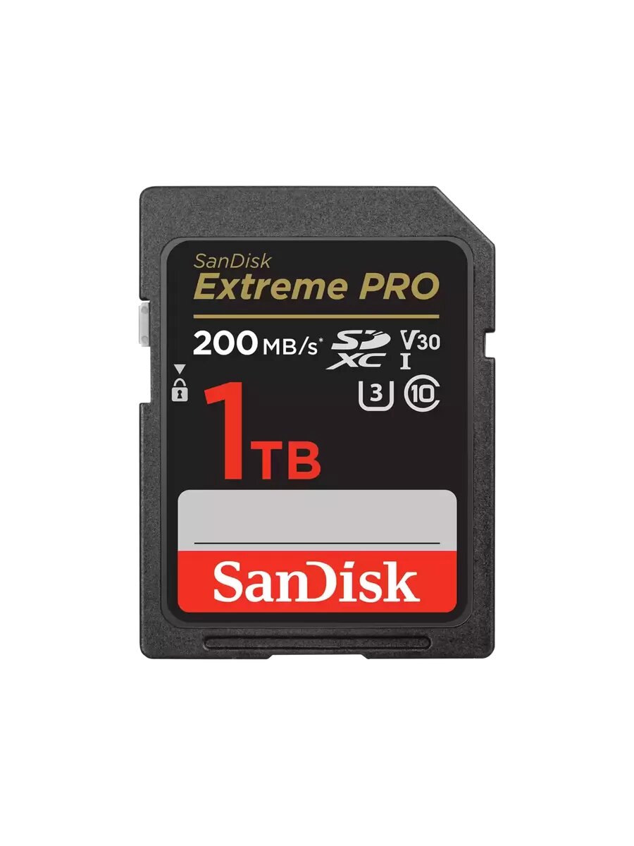 Карта памяти SanDisk 1TB Extreme PRO SDXC card + RescuePRO. Цвет: черный