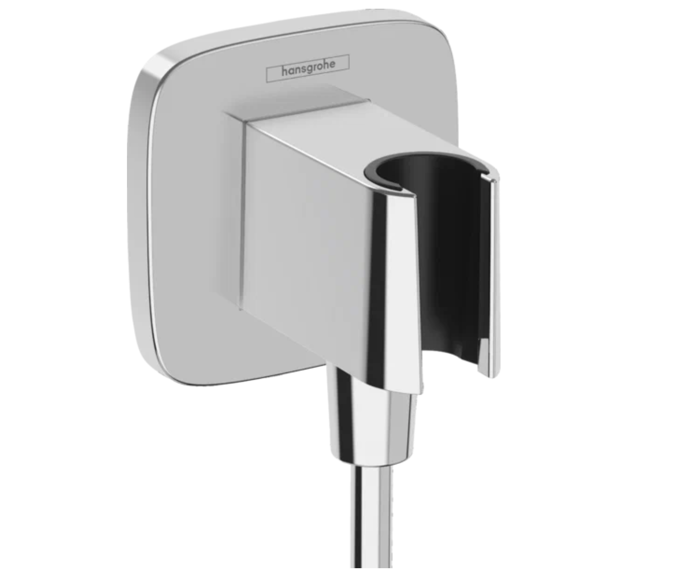 Шланговое подключение hansgrohe FixFit Porter Q с держателем для душа 26887000, хром