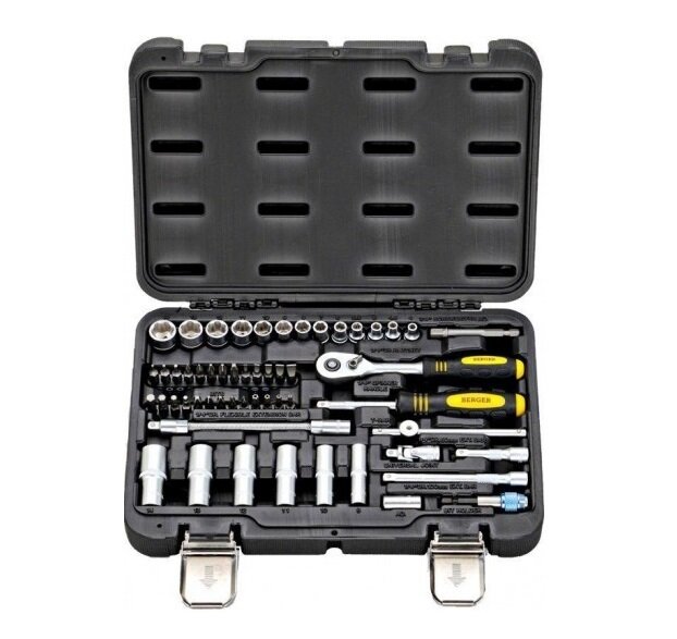 Набор инструментов универсальный BERGER BG055-14 (55шт) Размер - 292х203х63 мм