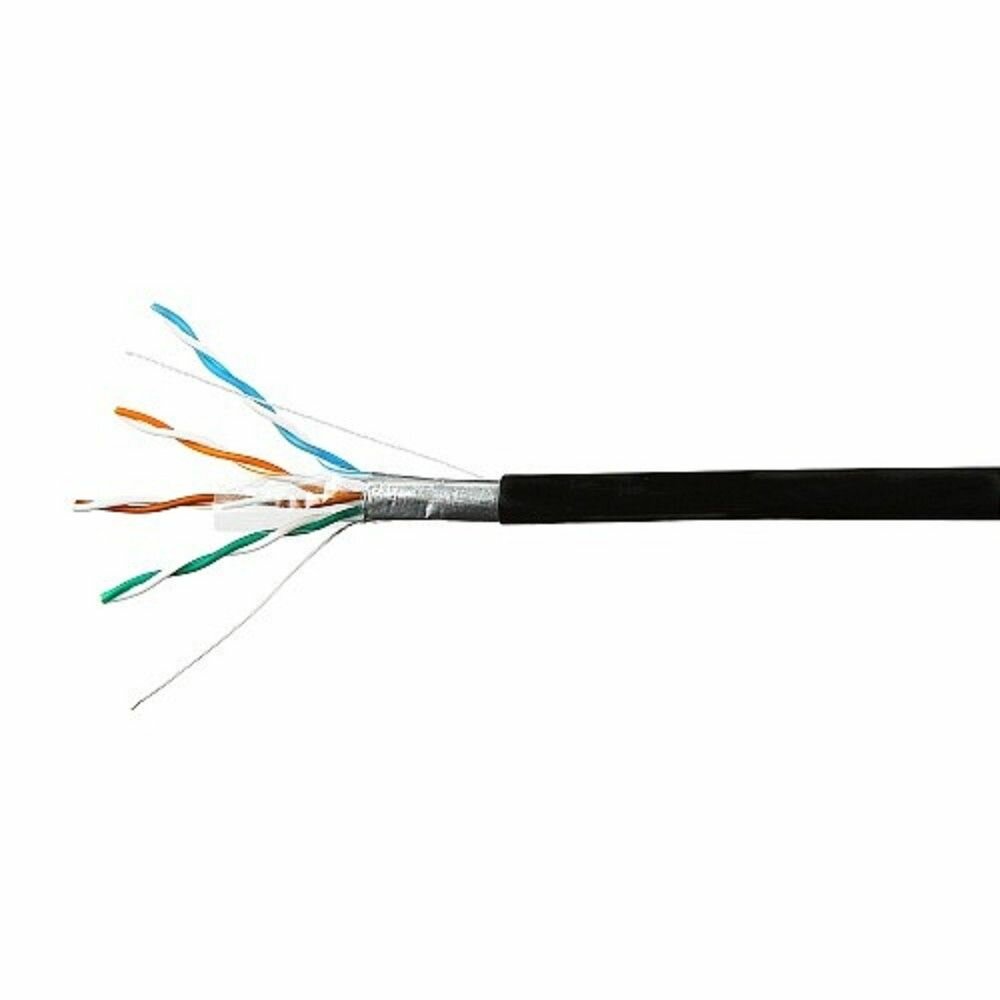 SkyNet Кабель FTP CSP-FTP-4-CU-OUT/100, 100 м, черный