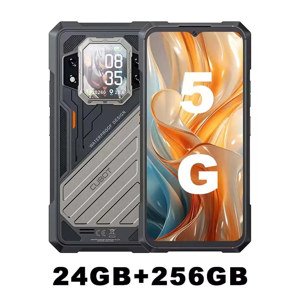 Прочный смартфон CUBOT KINGKONG X PRO 5G, 12 ГБ/24 ГБ ОЗУ + 256 ГБ ПЗУ, размер 8200 NFC, 6,72 дюйма, экран, 10200 мАч, глобальный Add BT Earphone, 24ГБ, 24GB 256GB