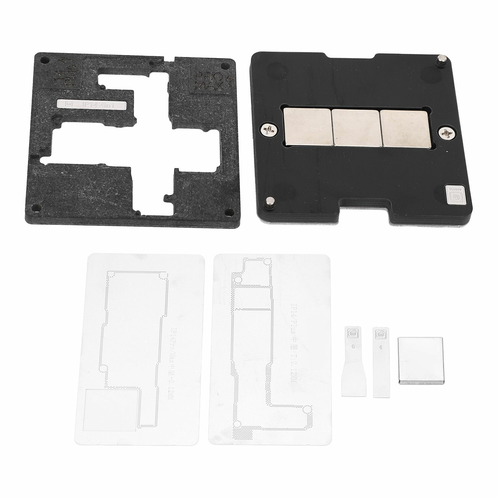 Трафарет BGA 4в1 магнитный для iPhone 14