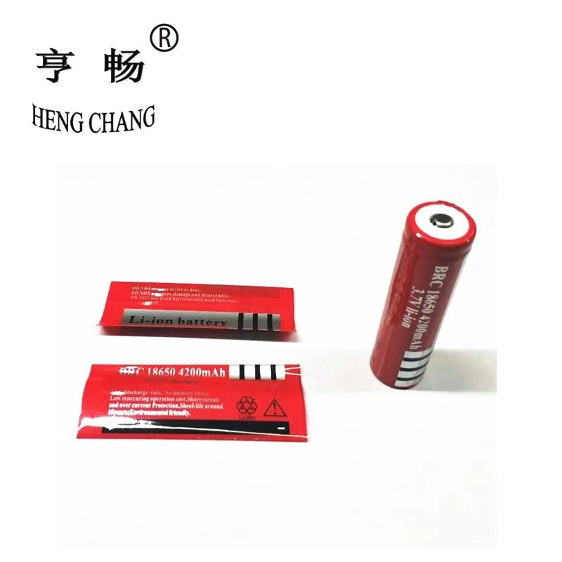 Чехлы термоусадочные для 18650 HENGCHANG 4200 мАч, 50 шт