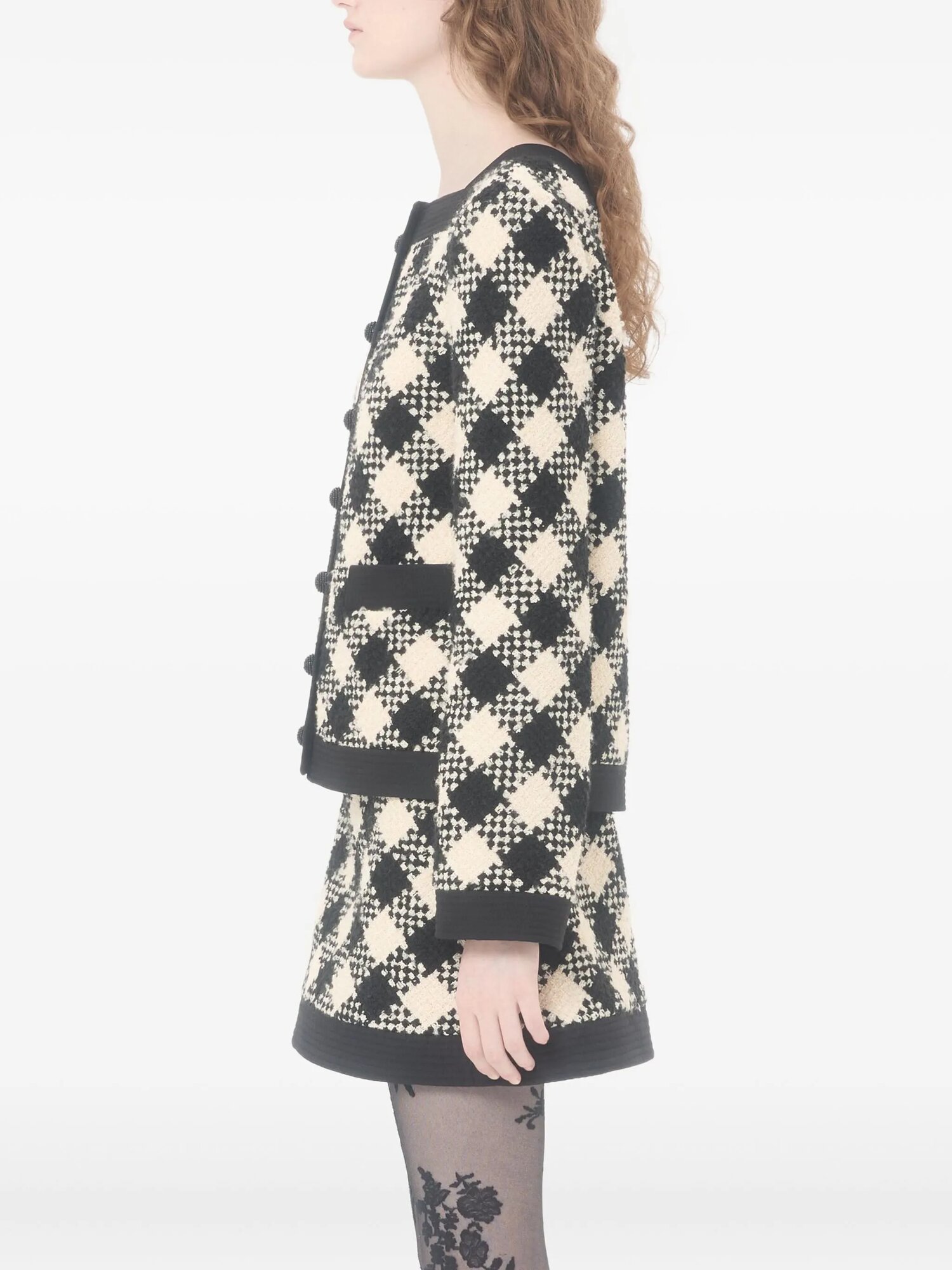 Куртка Valentino damier, размер 42, black/black — фото 1